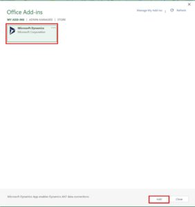 Connect Excel Dashboards to D365 Finance and Operations – Dynamics Tips