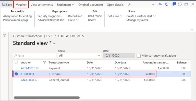 Process Customer Reimbursement: D365 Finance and Operations – Dynamics Tips