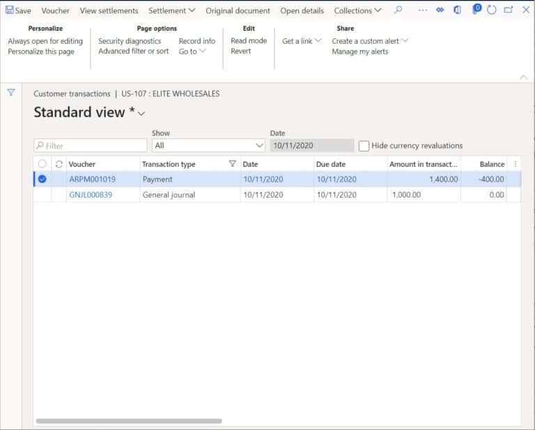 Process Customer Reimbursement: D365 Finance and Operations – Dynamics Tips