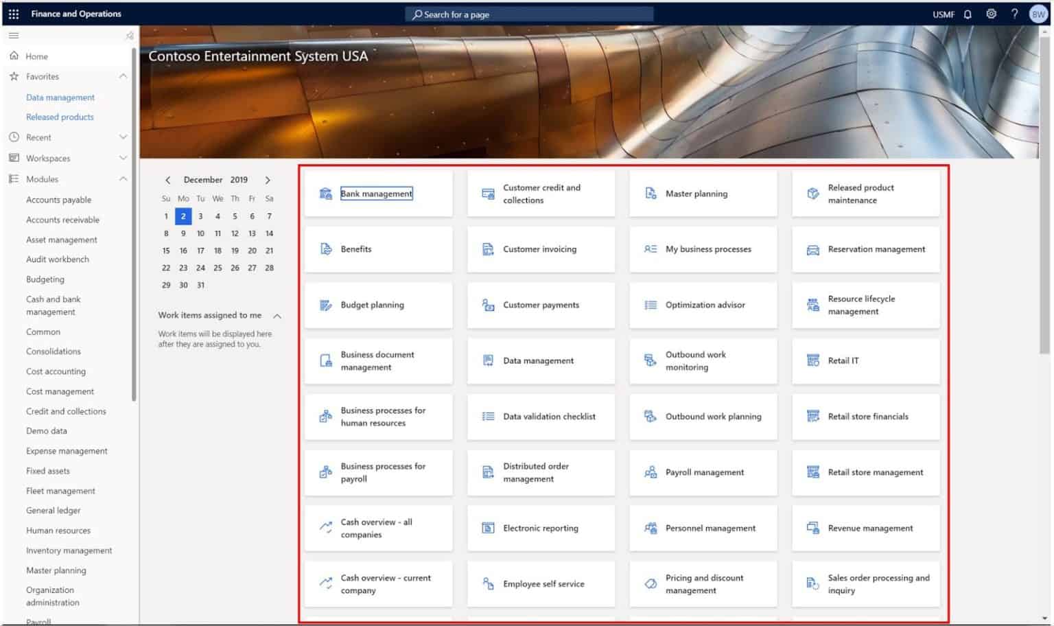 Workspaces: D365 Finance and Operations – Dynamics Tips