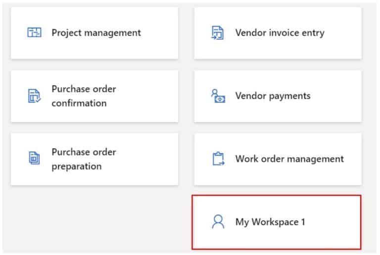 Workspaces: D365 Finance and Operations – Dynamics Tips