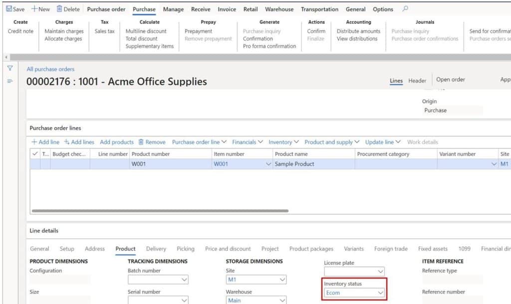 Inventory Status Explained: D365 Finance and Operations – Dynamics Tips