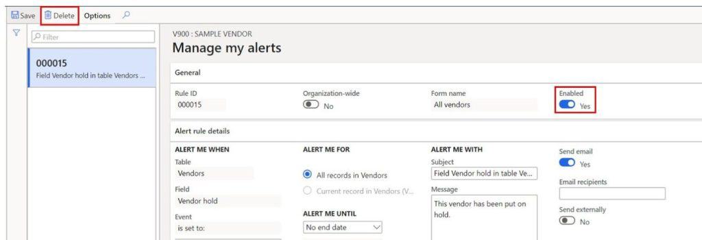 How to Use Alerts: D365 Finance and Operations – Dynamics Tips