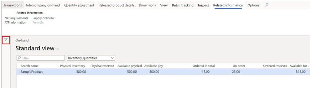 Understanding On Hand Inventory: D365 Finance and Operations – Dynamics ...