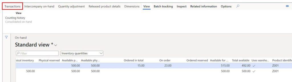 Understanding On Hand Inventory: D365 Finance and Operations – Dynamics ...