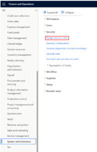 Security Roles Explained: D365 Finance and Operations – Dynamics Tips