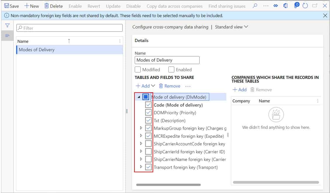Cross Company Data Sharing: D365 Finance and Operations – Dynamics Tips