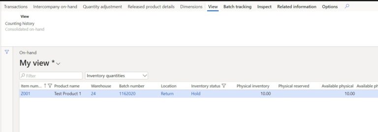Process a Return Order: D365 Finance and Operations – Dynamics Tips