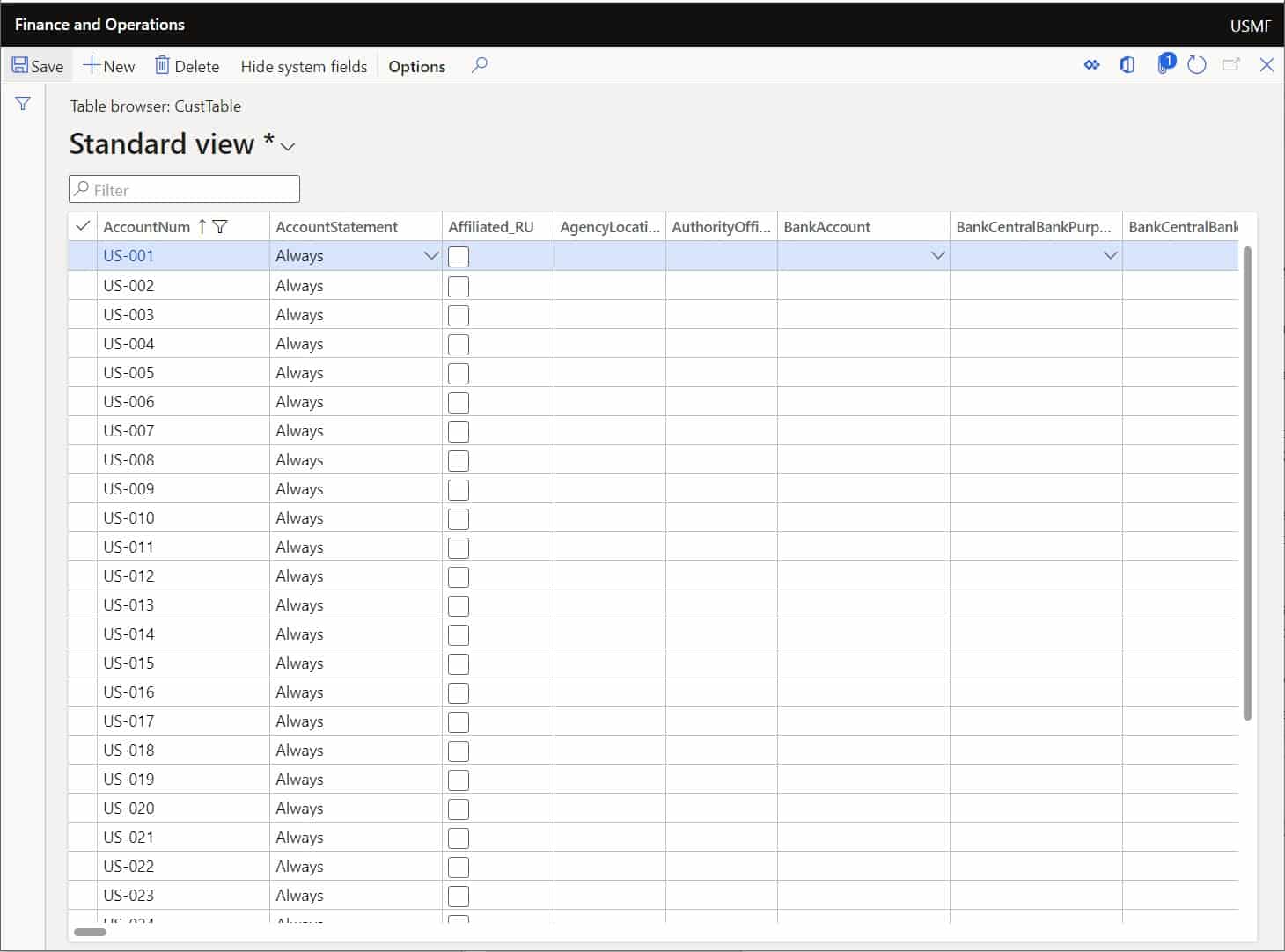 How to Use the Table Browser: D365 Finance and Operations – Dynamics Tips