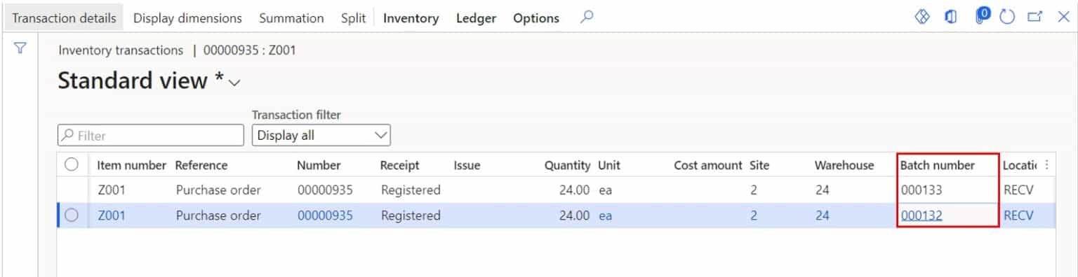 Batch Number Group Functionality: D365 Finance and Operations ... Batch Number Group Functionality: D365 Finance and Operations ...