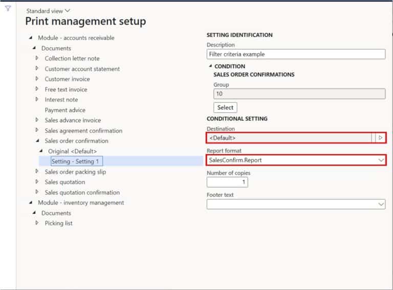 Print Management: Dynamics 365 Finance and Operations – Dynamics Tips