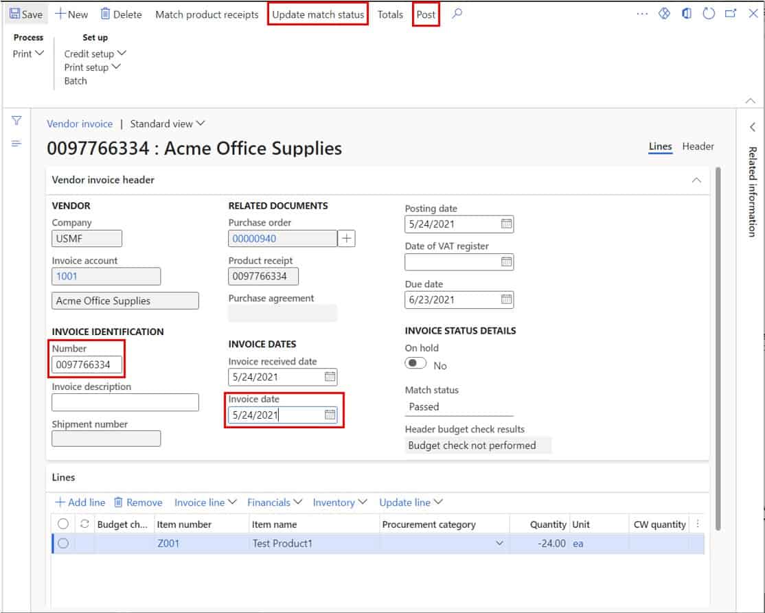How to Process a Vendor Return: D365 Finance and Operations – Dynamics Tips