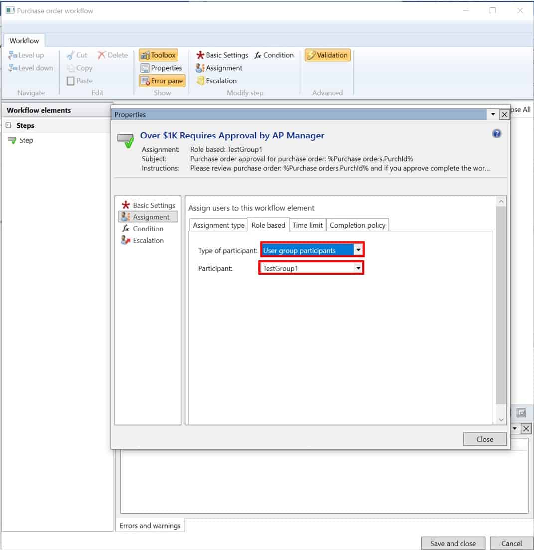 Workflow and Workflow Editor Basics: Dynamics 365 F&O – Dynamics Tips