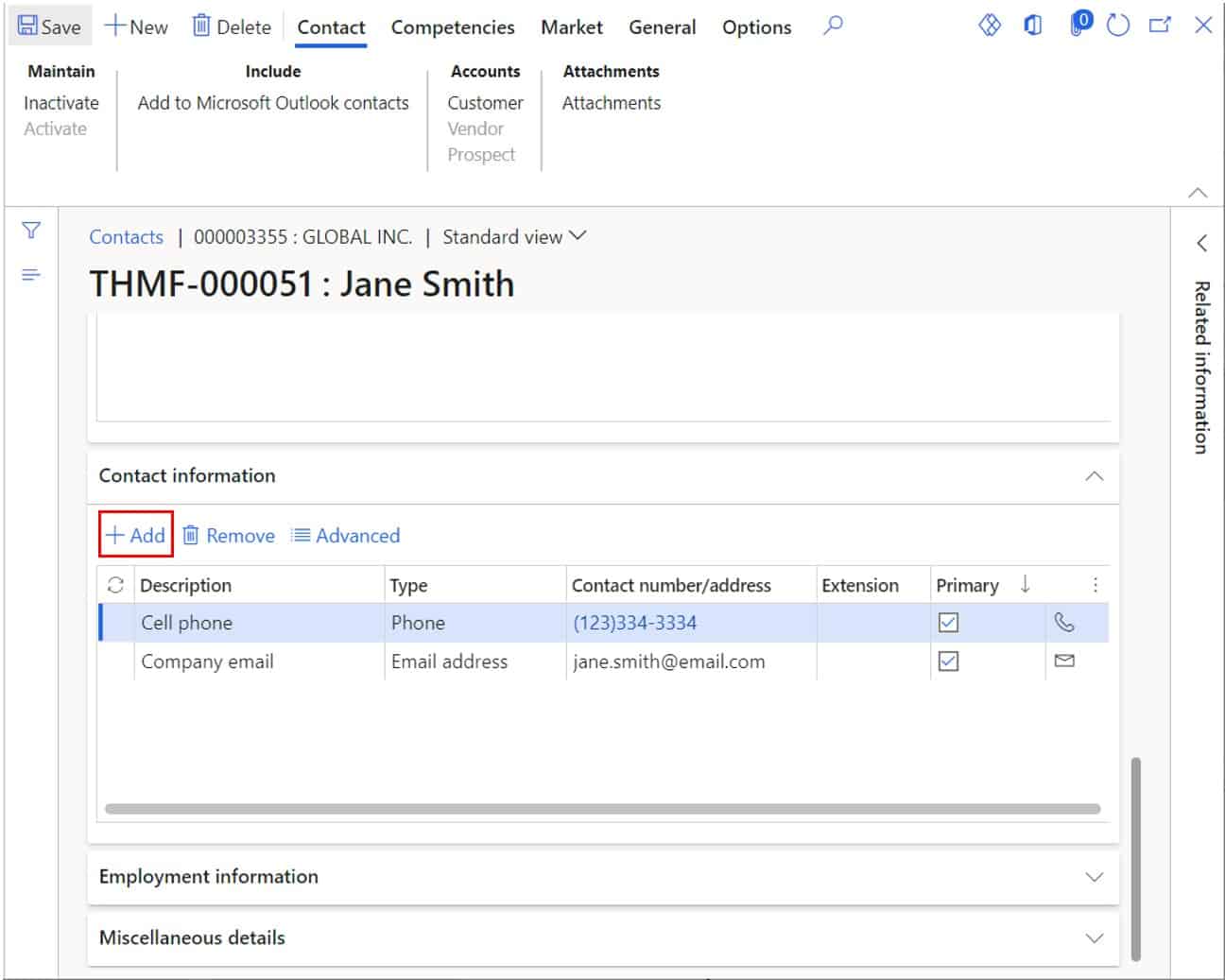 How to Create a Contact: Dynamics 365 Finance and Operations – Dynamics ...
