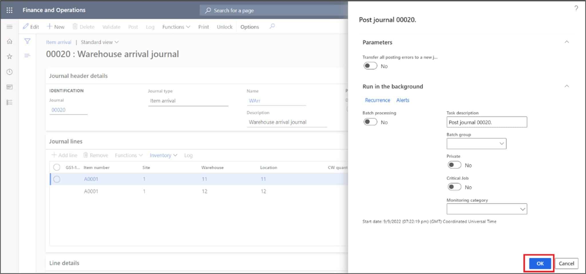 Arrival Overview: D365 Finance and Operations – Dynamics Tips