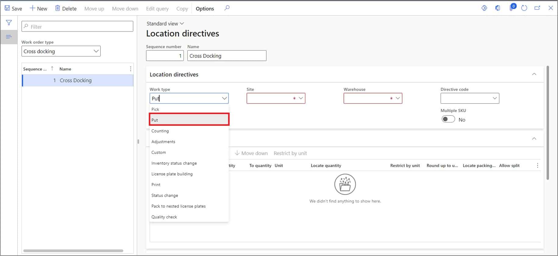 Cross-docking with AWMS: D365 Finance and Operations – Dynamics Tips