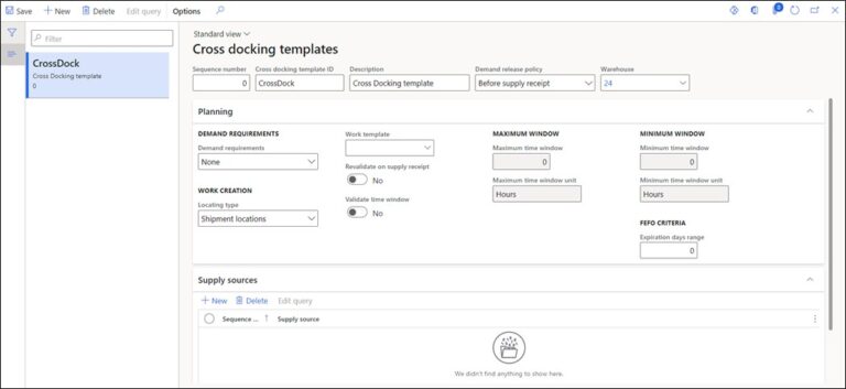 Cross-docking with AWMS: D365 Finance and Operations – Dynamics Tips
