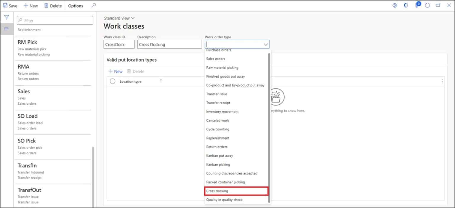 Cross-docking with AWMS: D365 Finance and Operations – Dynamics Tips