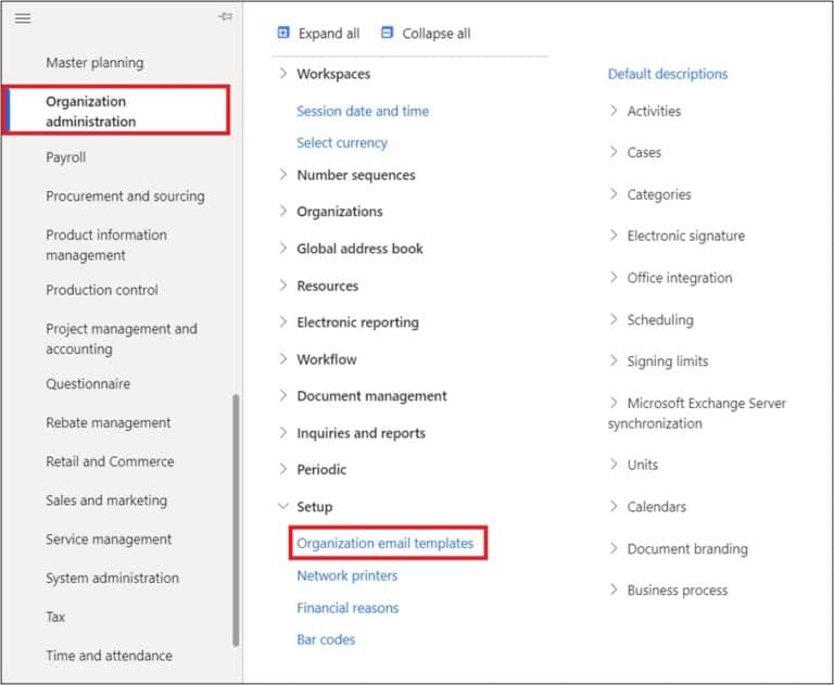 Email Templates: Dynamics 365 Finance and Operations – Dynamics Tips