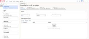 Email Templates: Dynamics 365 Finance and Operations – Dynamics Tips