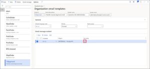Email Templates: Dynamics 365 Finance and Operations – Dynamics Tips
