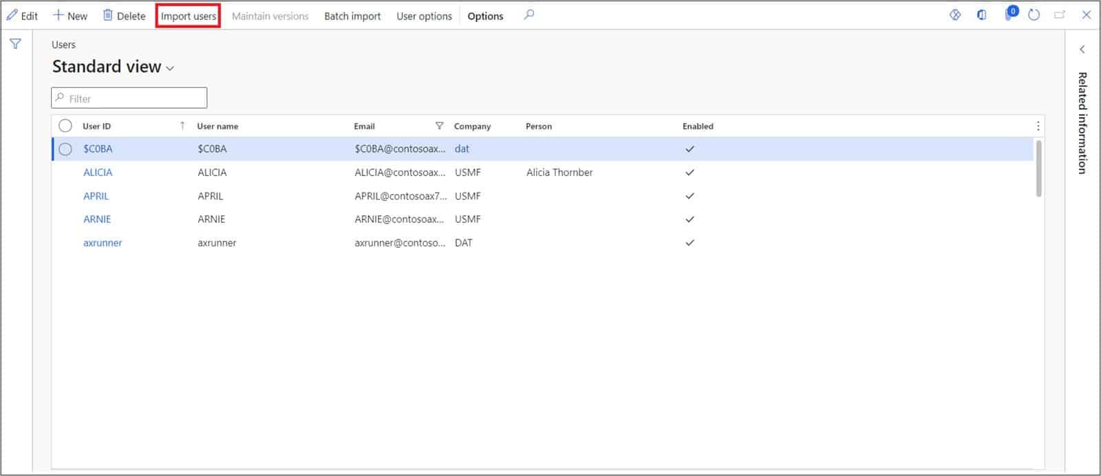 Import and Set Up Users: D365 Finance and Operations – Dynamics Tips Import and Set Up Users: D365 Finance and Operations – Dynamics Tips