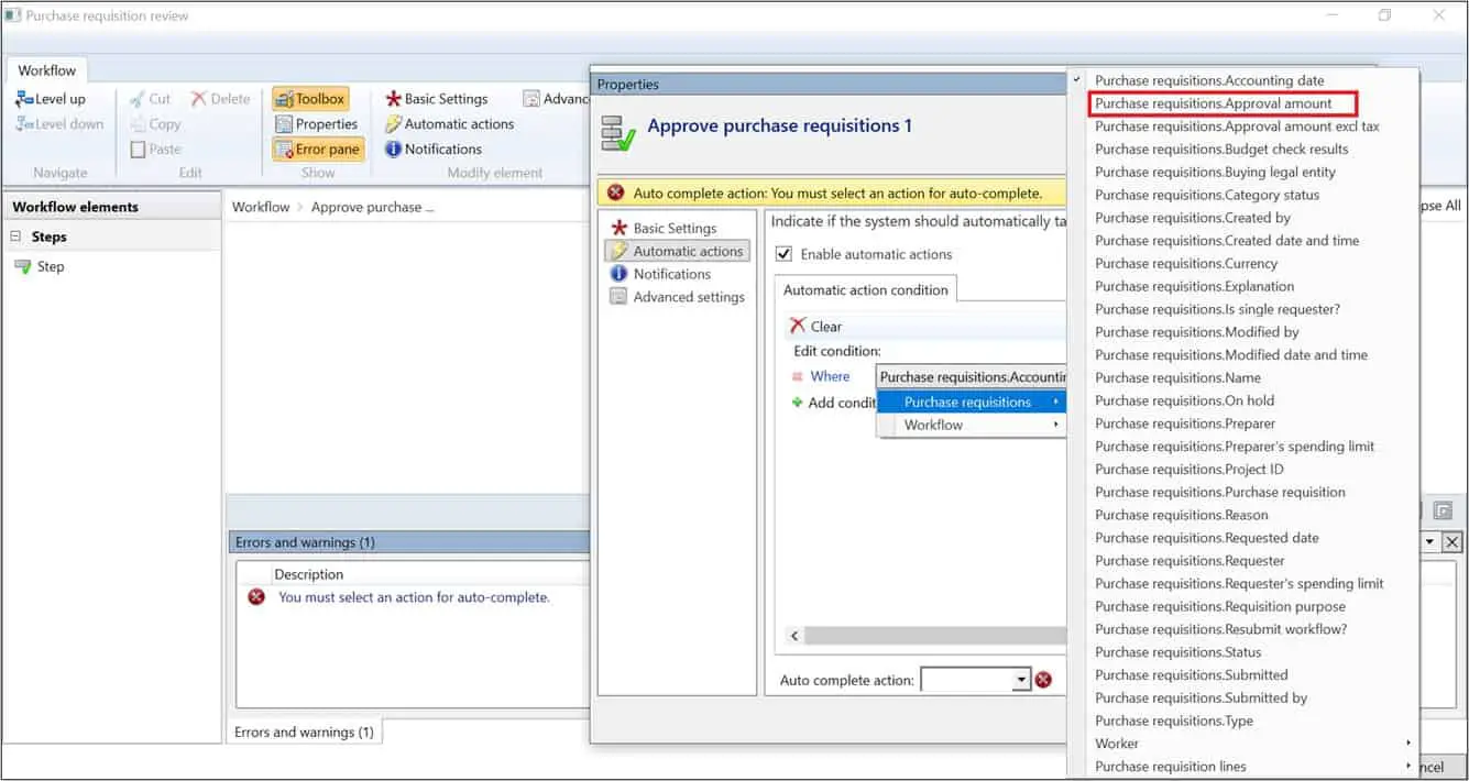 Process a Purchase Requisition: D365 Finance and Operations – Dynamics Tips