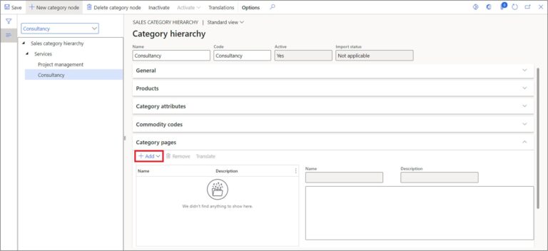Sales Categories: D365 Finance and Operations – Dynamics Tips