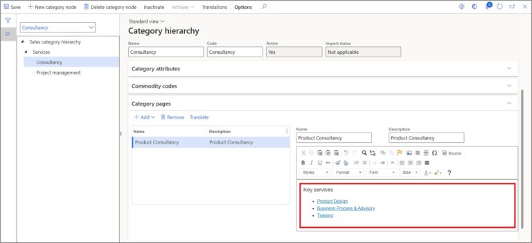 Sales Categories: D365 Finance and Operations – Dynamics Tips