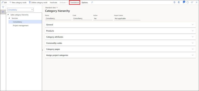 Sales Categories: D365 Finance and Operations – Dynamics Tips