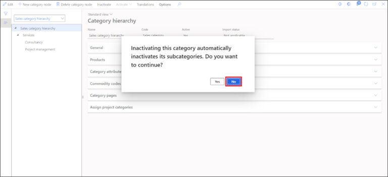 Sales Categories: D365 Finance and Operations – Dynamics Tips