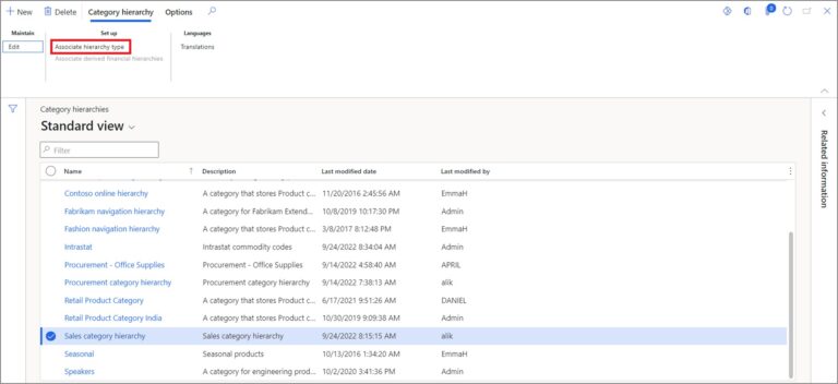 Sales Categories: D365 Finance and Operations – Dynamics Tips