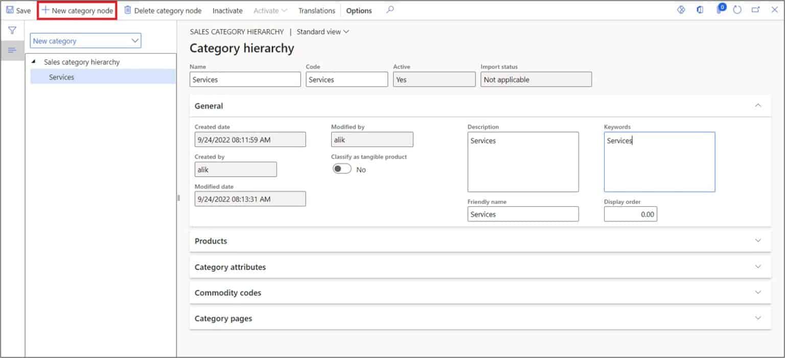 Sales Categories: D365 Finance and Operations – Dynamics Tips